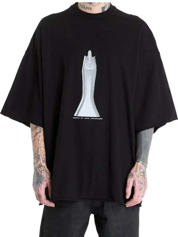 Rick Owens Short-sleeved T-shirt - Black
