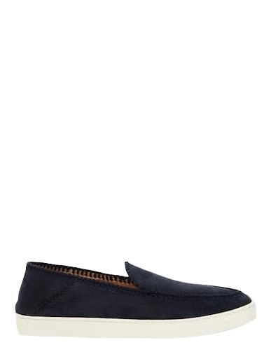 Giorgio Armani Suede Loafers - Black