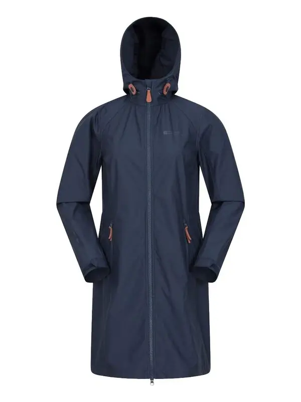 Mountain Warehouse Ioana Longline Soft Shell Jacket - Navy
