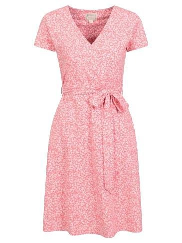 Mountain Warehouse Santorini Patterned Jersey Uv Protection Dress - Coral