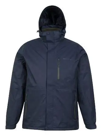 Mountain Warehouse Bracken Extreme 3-in-1 Waterproof Jacket - Blue