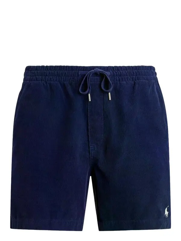 Polo Ralph Lauren Embroidered Drawstring Shorts - Blue