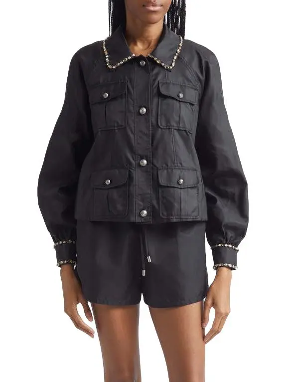 Cinq À Sept Adami Embellished Jacket - Black