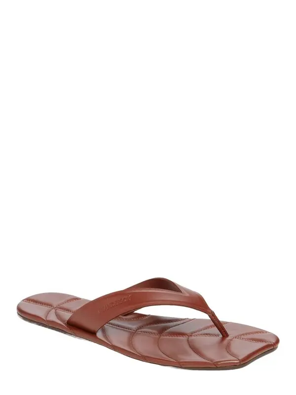 JW Anderson Leaf Flip Flop - Brown