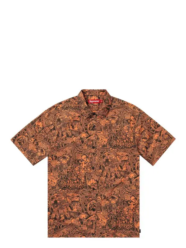 Supreme Wombat Short-sleeve Shirt - Orange