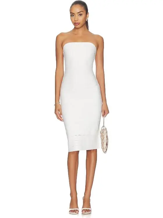 Herve Leger The Cassidy Dress - Alabaster