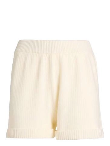 HINNOMINATE High Waisted Knitted Shorts - Ivory