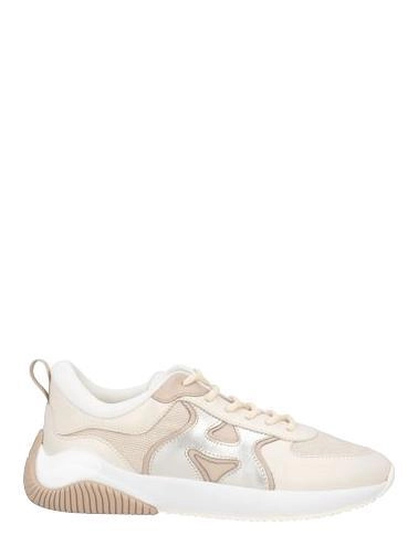Hogan Textile Fibers And Leather Sneakers - Ivory