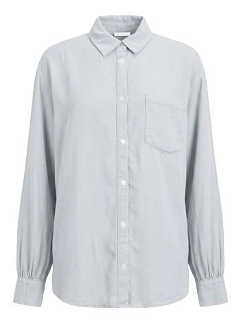 True Religion Tencel Oversized Shirt - Light Grey