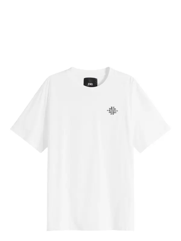 END. Monogram T-shirt - White