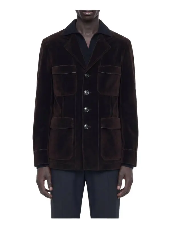 TOM FORD Long-sleeved Casual Jacket - Black