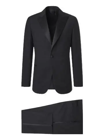 Brioni Wool, Mohair, And Silk Suit - Black