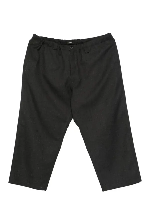 WILLY CHAVARRIA Tailored Straight-leg Trousers - Black