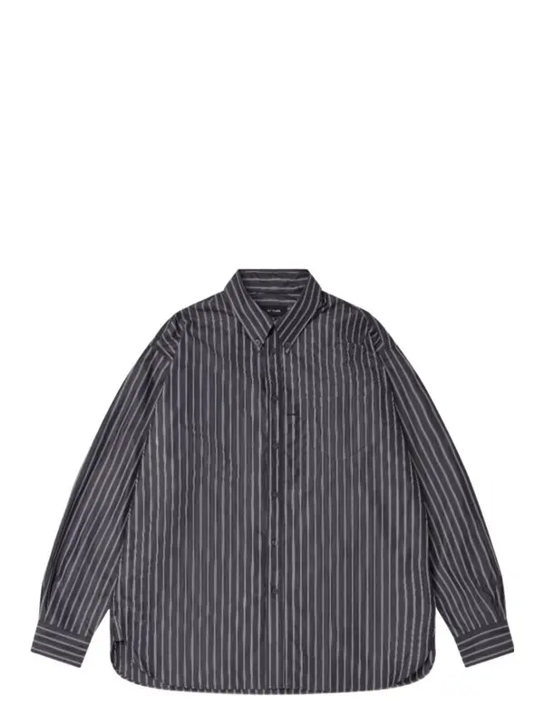WILLY CHAVARRIA Veterano Striped Shirt - Black