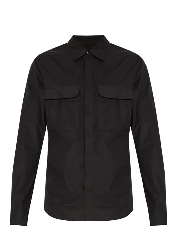 Rick Owens Flap Pocket Shirt - Black