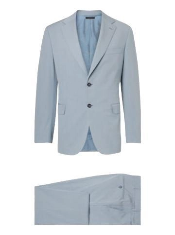 Brioni Trevi Cotton And Silk-blend Suit - Gray