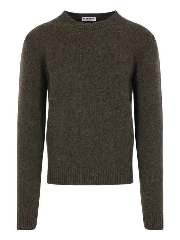 JIL SANDER Crewneck Long Sleeve Jumper - Black