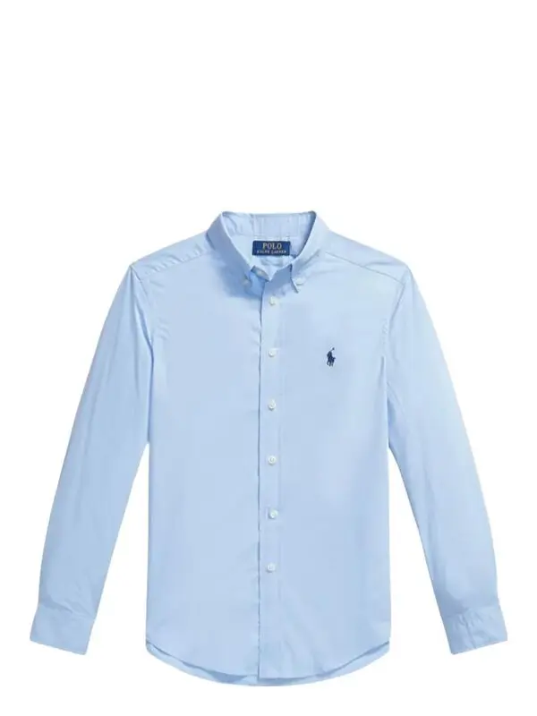 Polo Ralph Lauren Long Sleeve Collared Shirt - Blue
