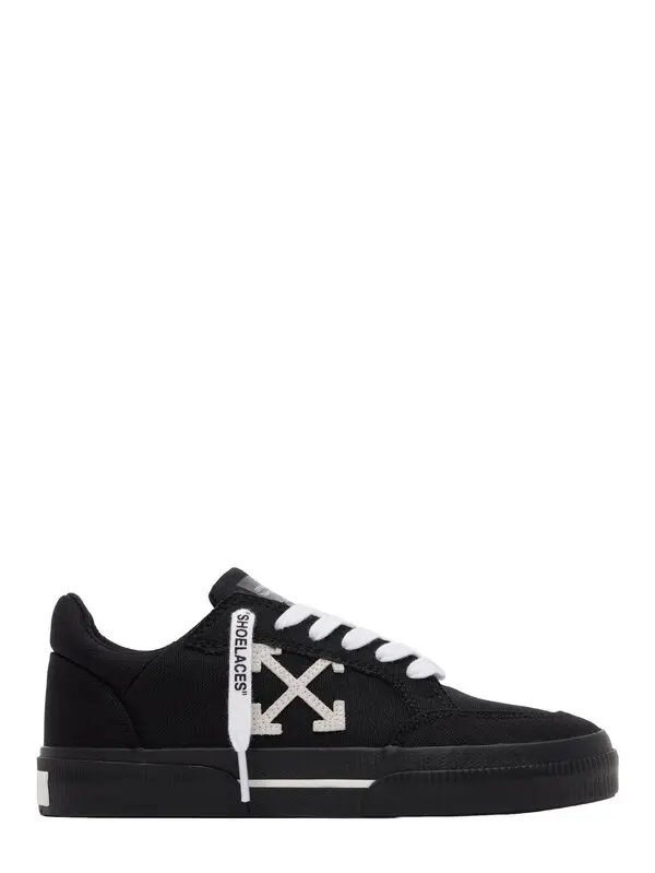 Off-White Vulcanized Low Top Sneakers - Black