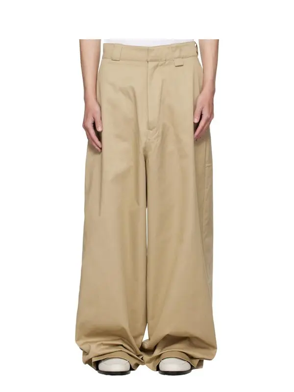 WILLY CHAVARRIA Khaki Cholo Wide-leg Trousers - Green