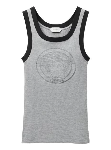Versace Printed Tank Top - Grey
