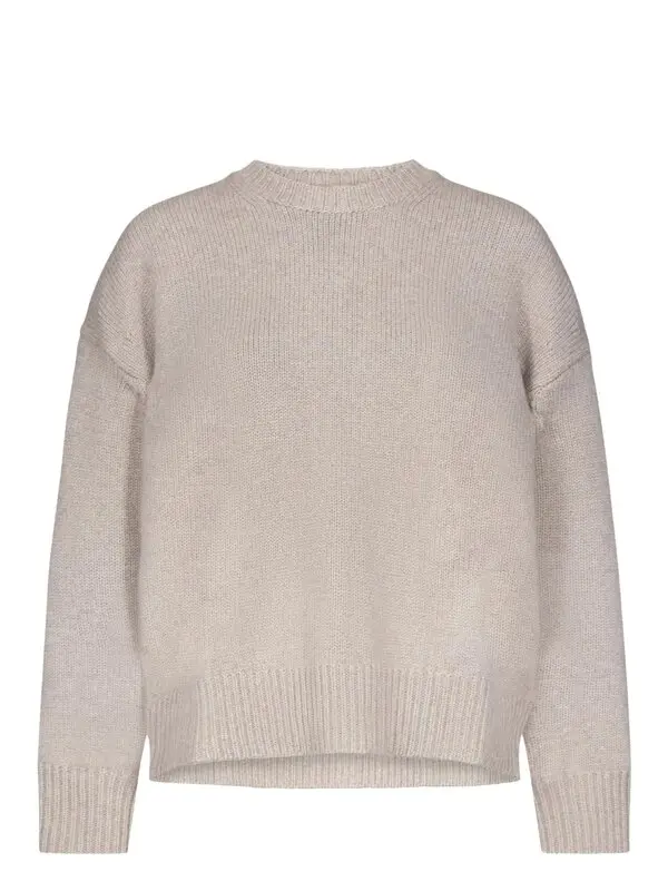 LOULOU STUDIO Pia Drop-shoulder Sweater - Stone Color