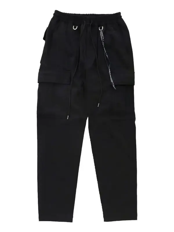 MASTERMIND WORLD Logo-print Slim-cut Cargo Pants - Black