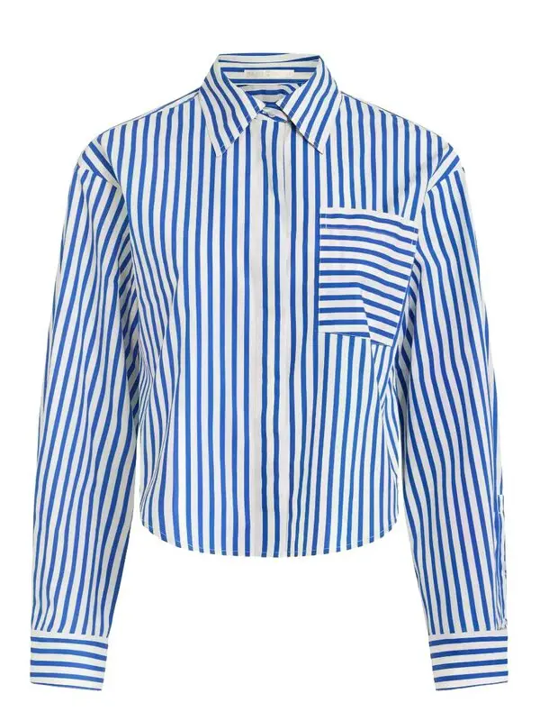 MARIE OLIVER Kirven Striped Shirt - Blue