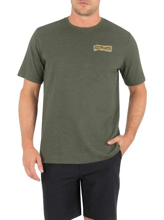 Hurley Journey Slub Graphic T-shirt - Charcoal Fern