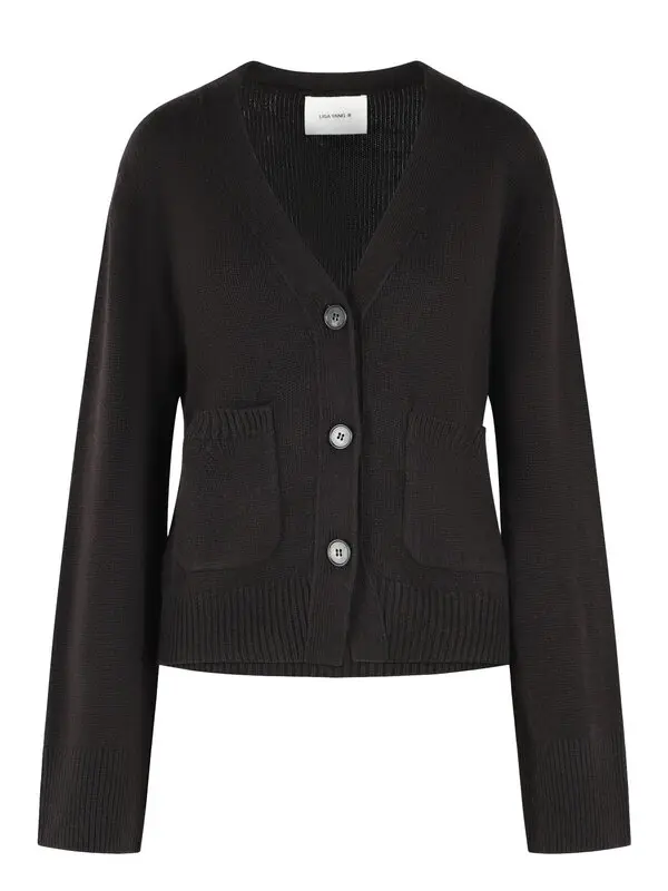 LISA YANG Danni Cashmere Cardigan - Brown