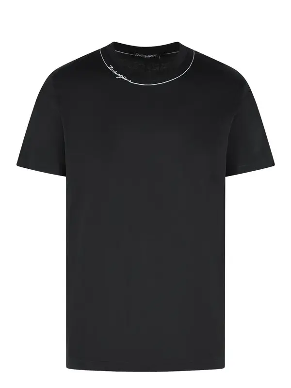 Dolce & Gabbana Cotton T-shirt - Black