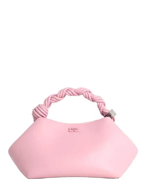 GANNI Bou" Smooth Leather Small Handheld Bag - Pink