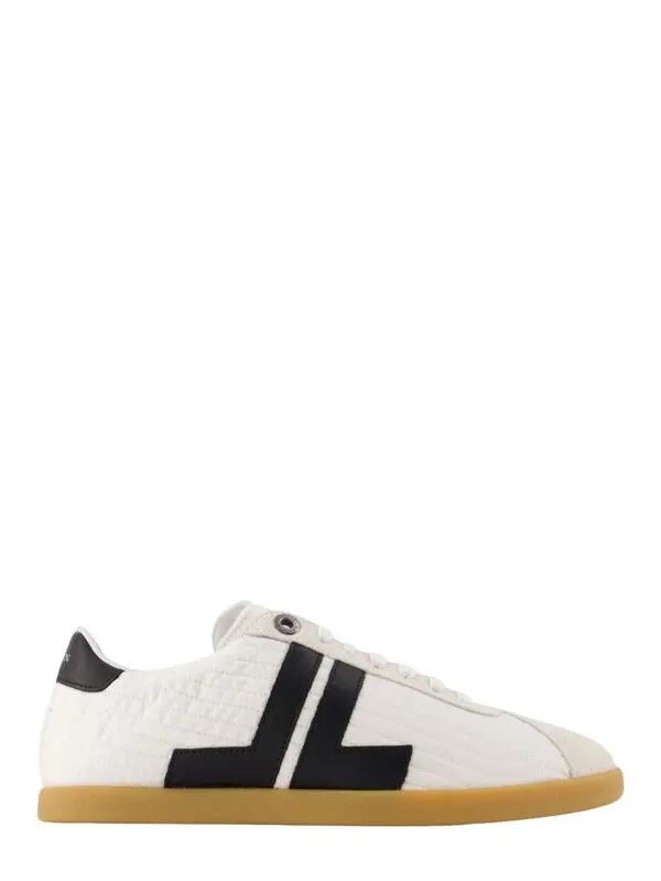 LANVIN Quilted Low-top Sneakers - White