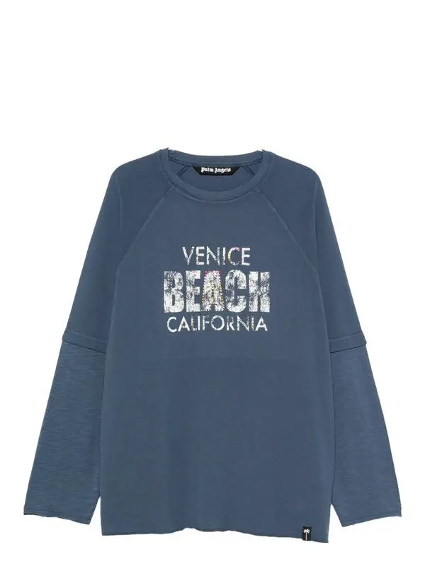 Palm Angels T-shirts & Vests T-shirts - Blue