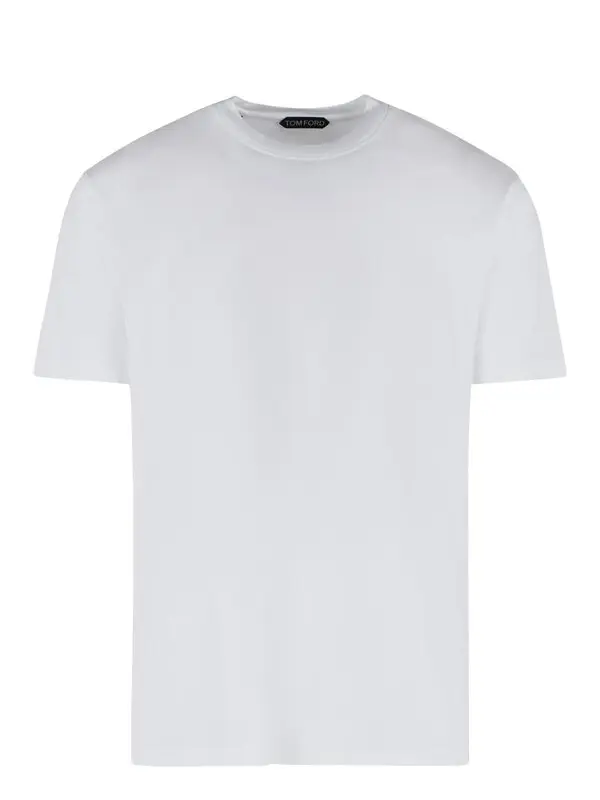 TOM FORD Lyocell And Cotton T-shirt - White