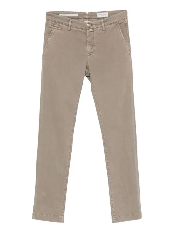 Jacob Cohen Slim Fit Cotton Trousers - Multicolor