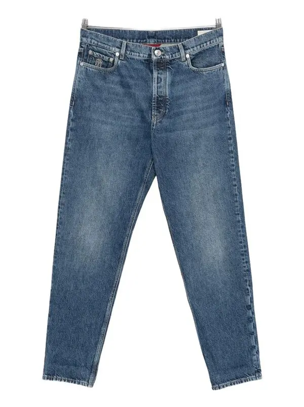 Brunello Cucinelli Cotton Denim Jeans - Multicolor