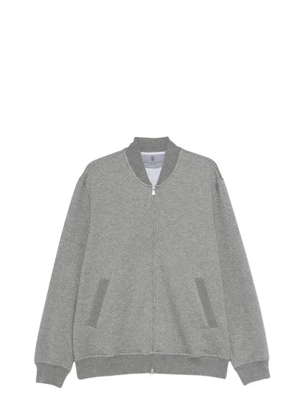 Brunello Cucinelli Zip-up Sweatshirt - Gray
