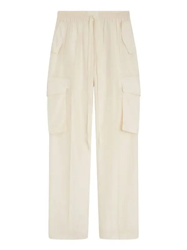 Phoebe Philo Silk Cargo Trousers - Multicolor