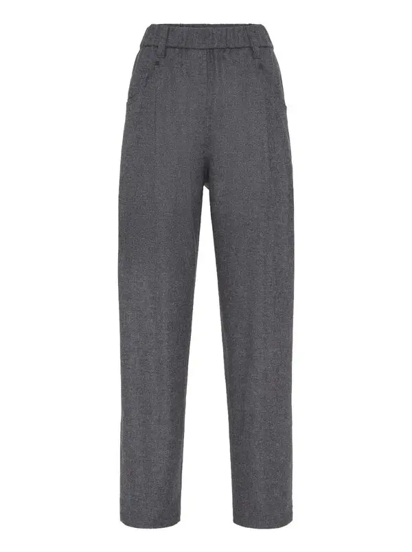 Brunello Cucinelli Wool Trousers - Multicolor