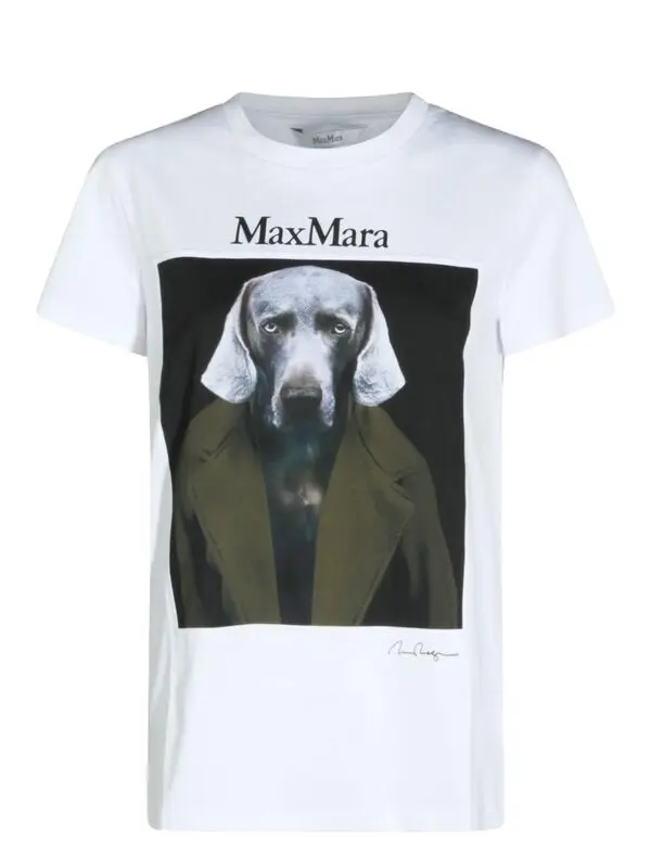 Max Mara Printed Cotton T-shirt - Multicolor