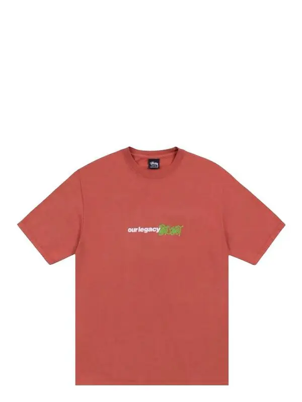 StÜssy Ol Sport Pig. Dyed Tee Shirt - Clay