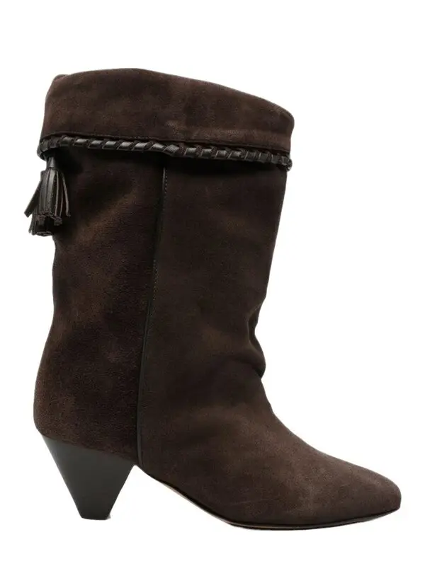 Isabel Marant Étoile Dalby Suede Leather Boots - Multicolor
