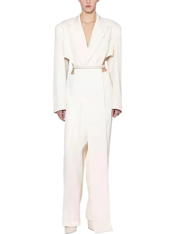 ROKSANDA Shifa Asymmetric Blazer - Neutrals