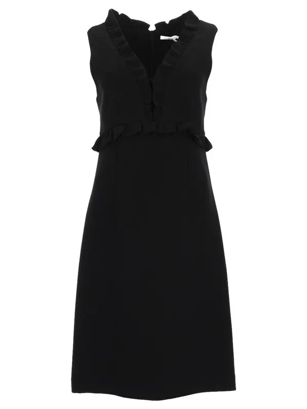 P.a.r.o.s.h Sleeveless Midi Dress - Black