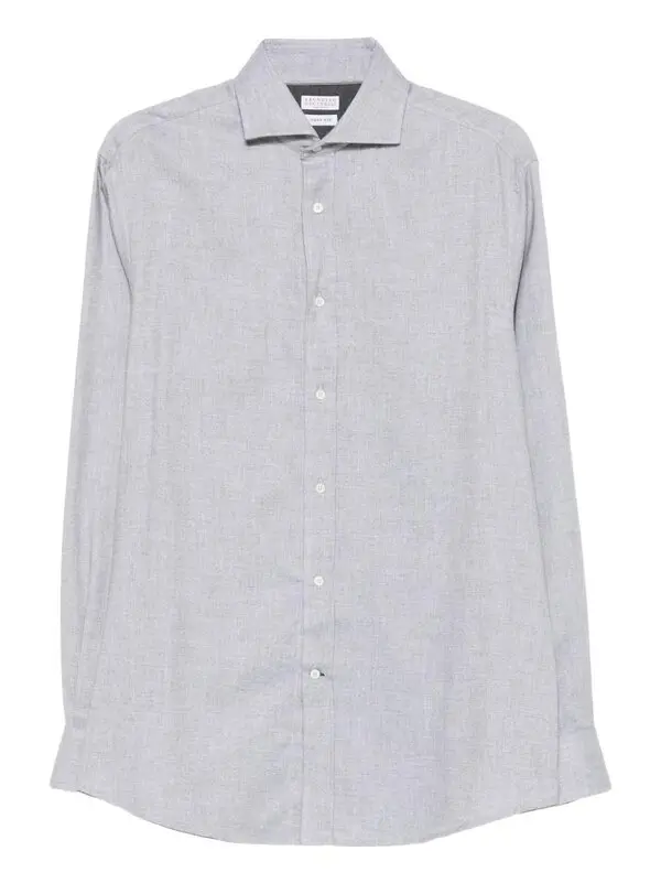 Brunello Cucinelli Cotton Blend Shirt - Multicolor