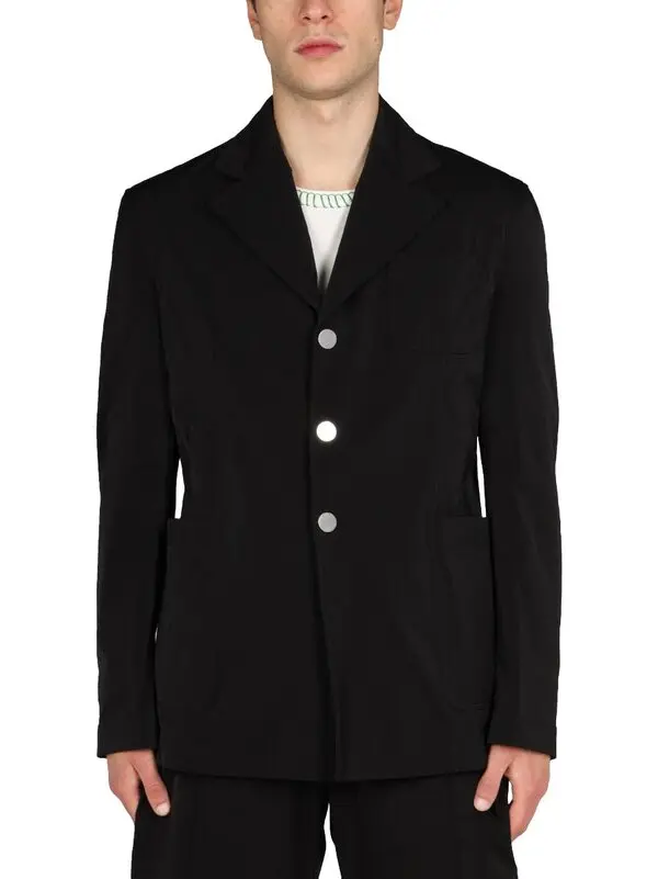 Bottega Veneta Single-breasted Jacket - Black