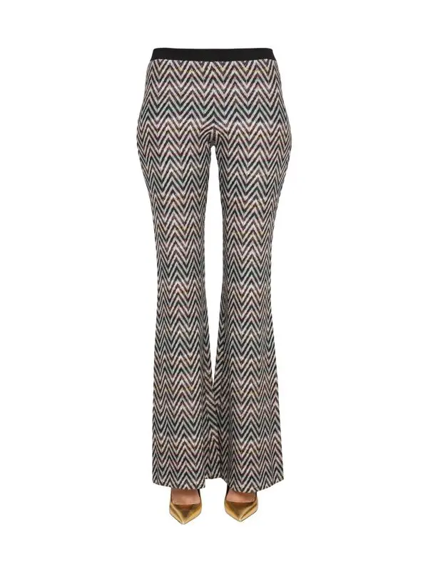 Missoni Patterned Flare Pants - Multicolor