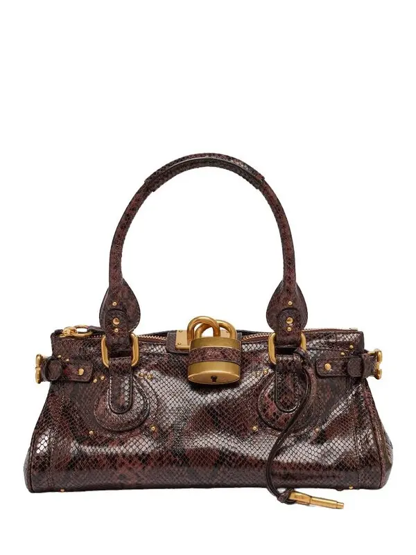 Chloé Paddington Small Leather Shoulder Bag - Brown