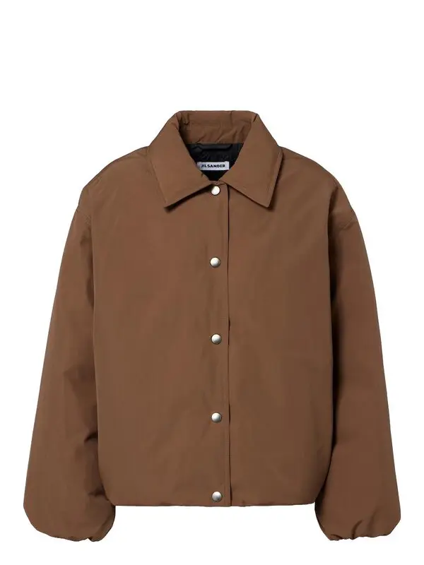JIL SANDER Technical Down Jacket - Brown